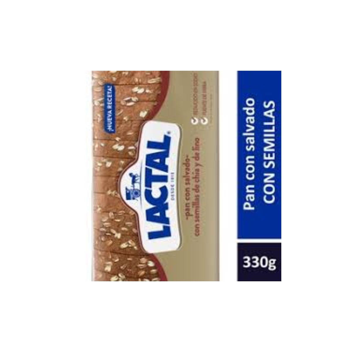 Pan Semillado Lactal 330g