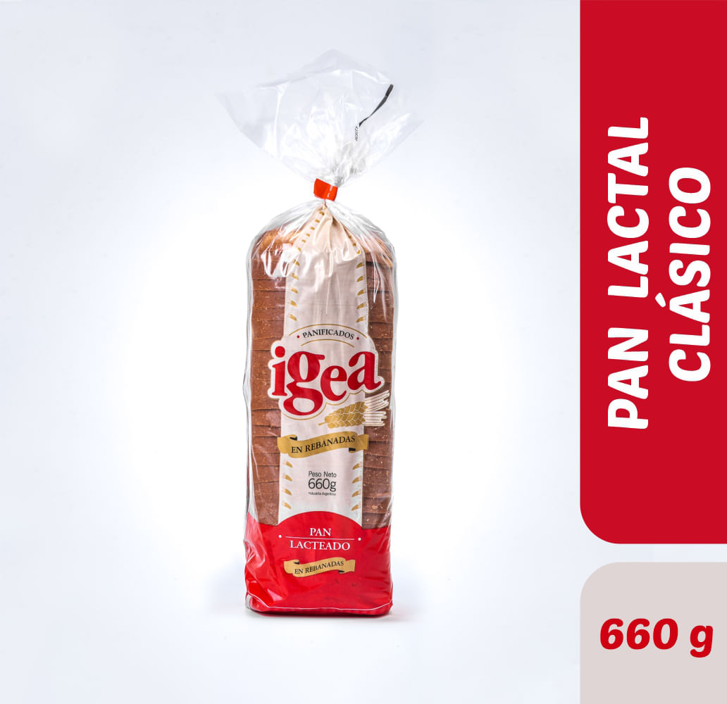 Pan Lactal Igea Grande 660g