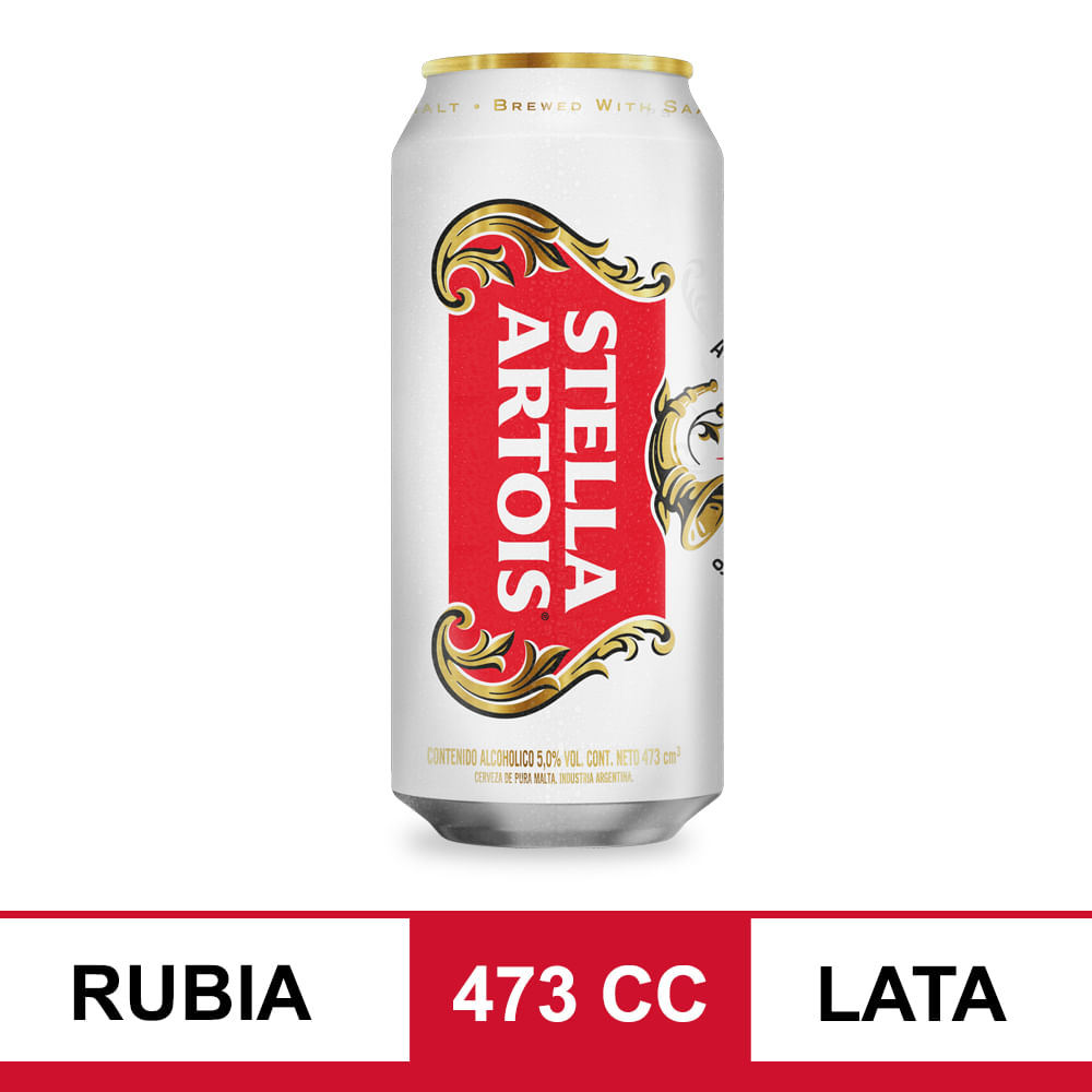 Cerveza Stella Artois Pura Malta 473ml