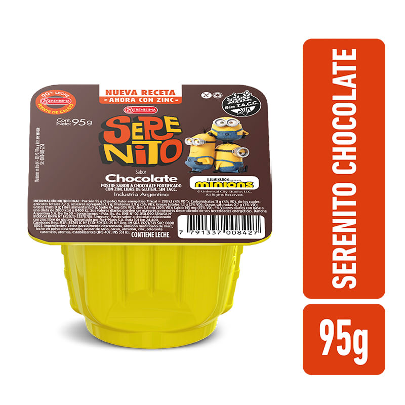 Postre Serenito WAU Pack Chocolate 95g