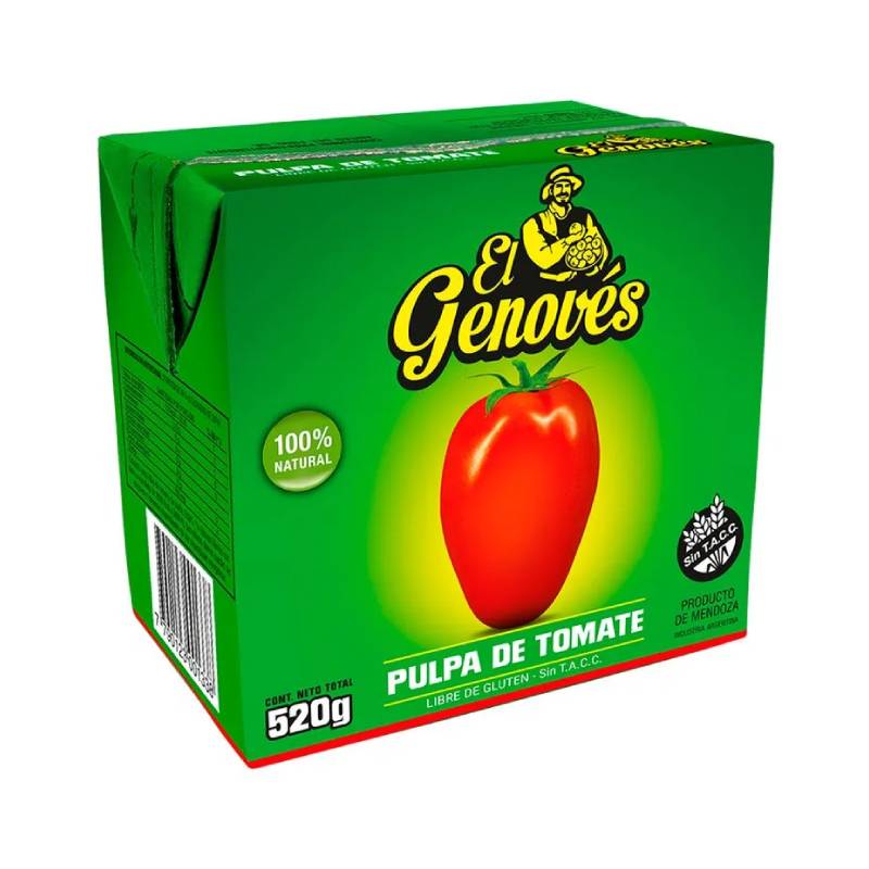 Pulpa De Tomate El Genoves 520g