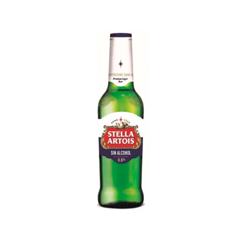 Cerveza Stella Artois Rubia Sin Alcohol 330ml