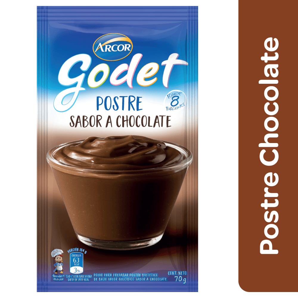 Postre sabor Chocolate Godet 70gr