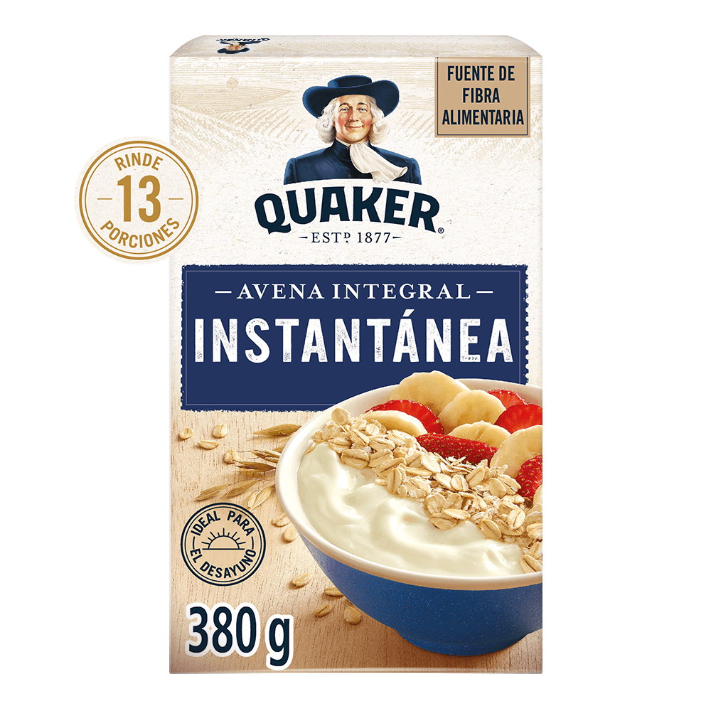 Avena Integral Instantánea Quaker 380 gr.