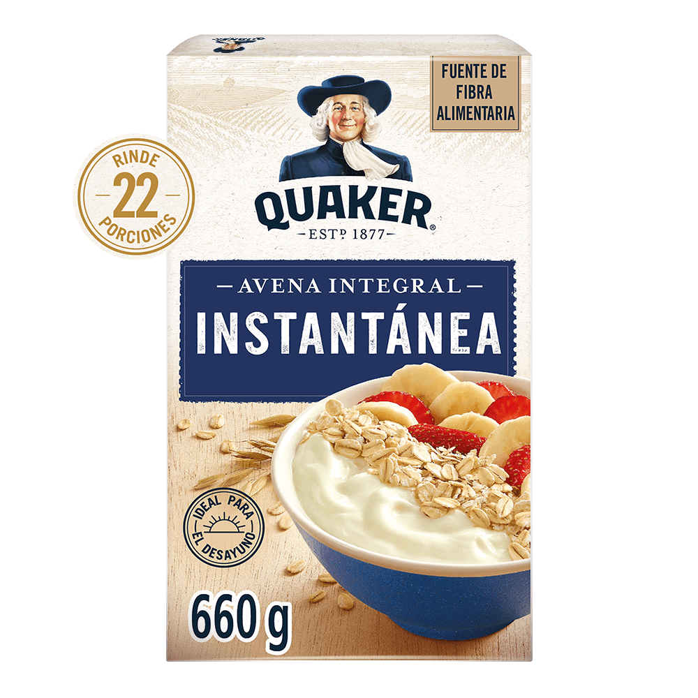 Avena Integral Instantánea Quaker 660 gr.