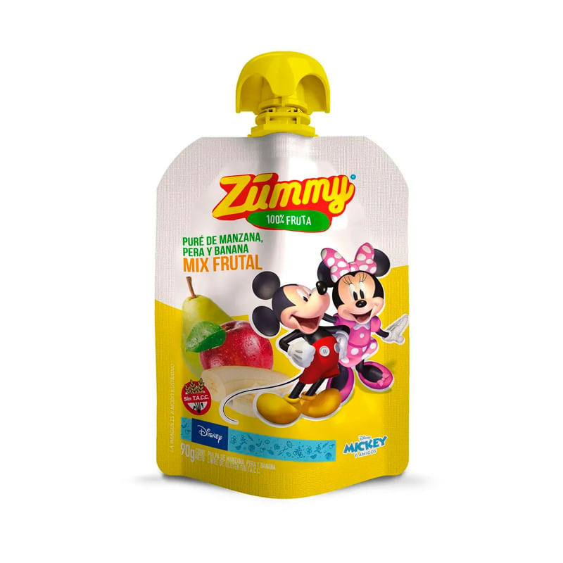 Puré Zummy Mix De Frutas 90g