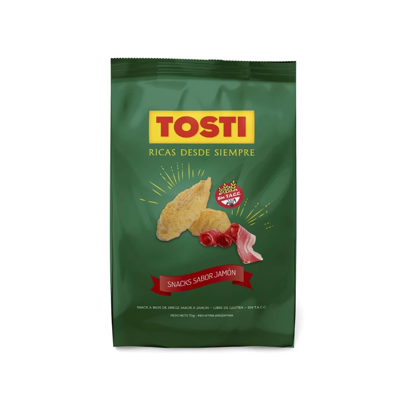 Mini Tostaditas Tosti Sabor Jamón 70g
