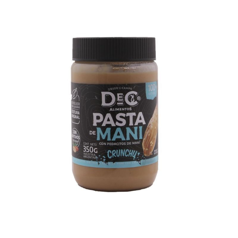 Pasta De Maní Crunchy Dec Alimentos 350g