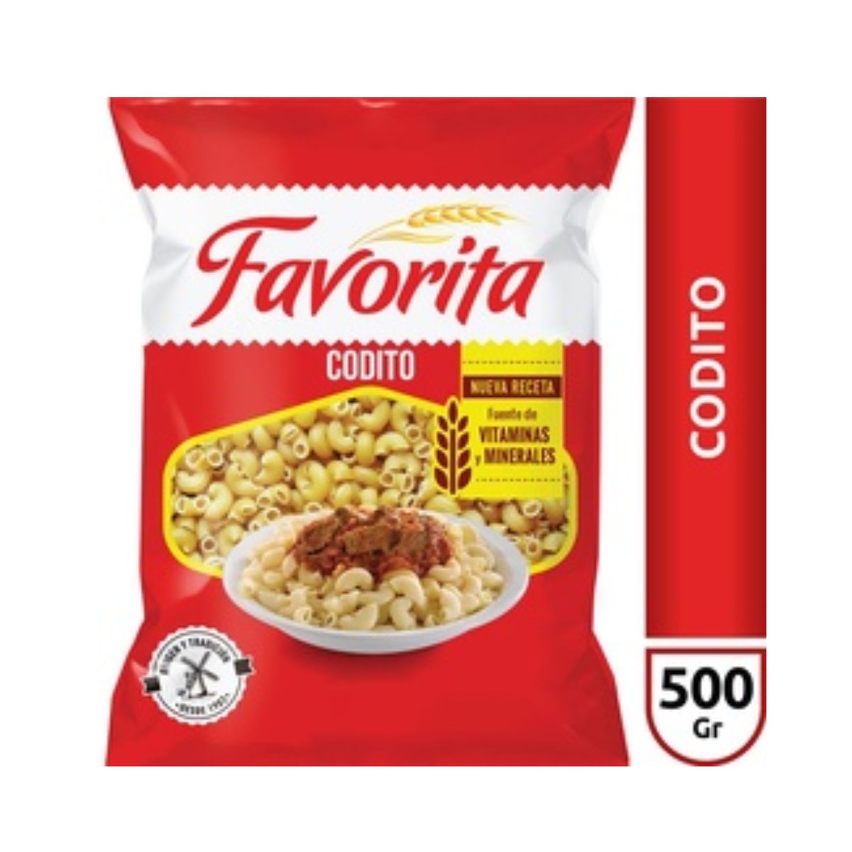 Fideos Favorita Codito 500g