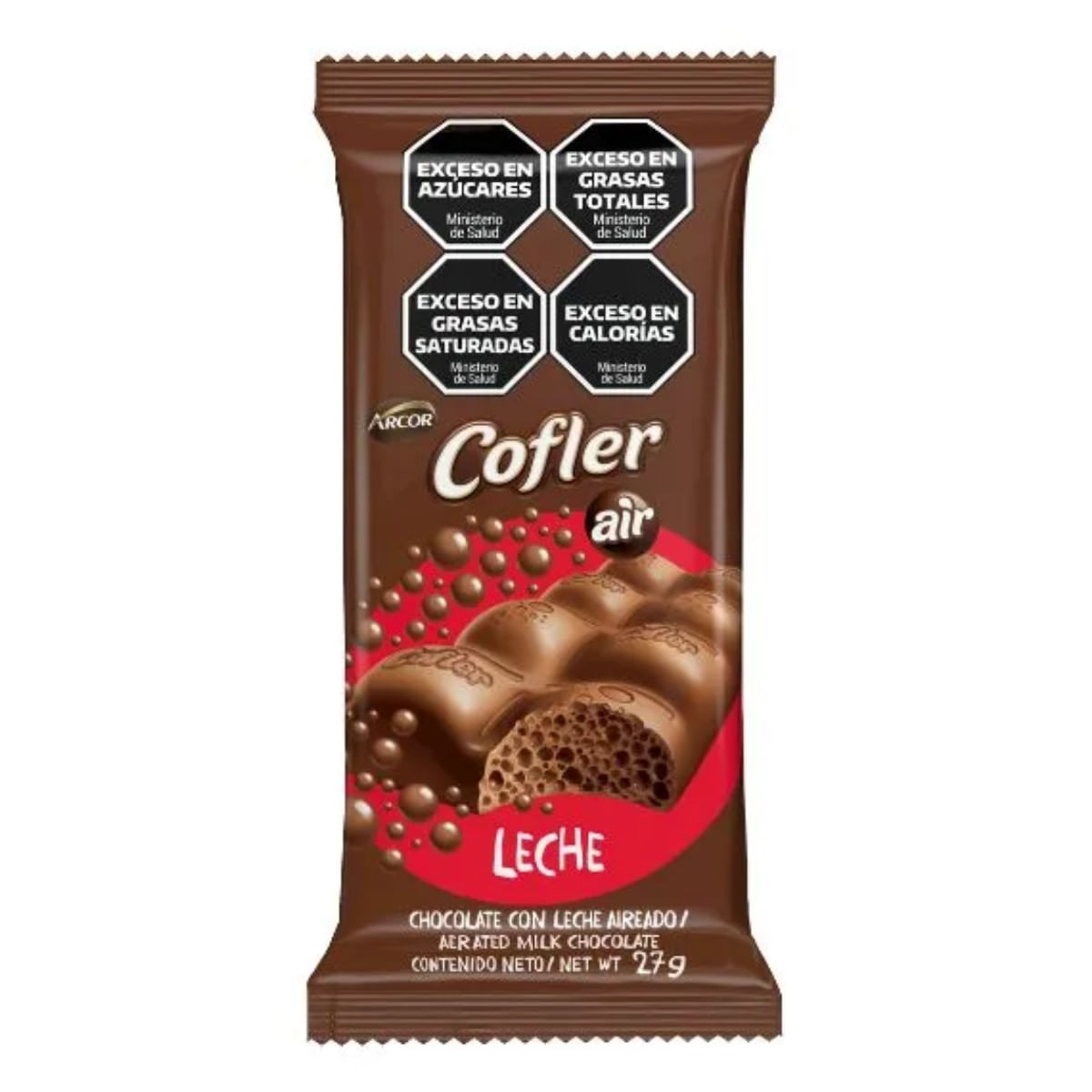 Chocolate Cofler Aireado Leche 27g
