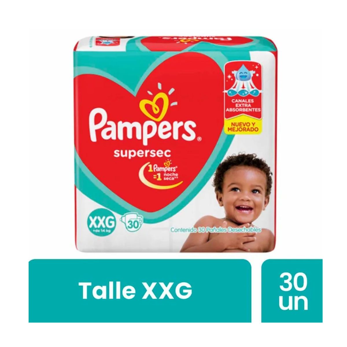 PAÑ SUPERSEC XXG PAMPERS